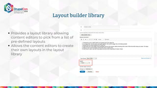 Drupal Layout Builder Ecosystem | PPT