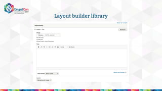 Drupal Layout Builder Ecosystem | PPT