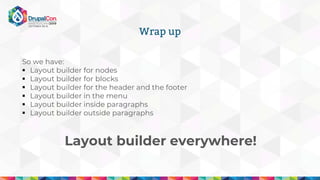 Drupal Layout Builder Ecosystem | PPTX