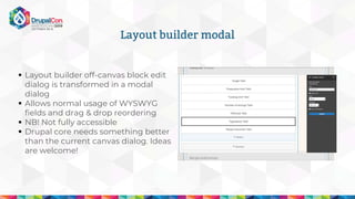 Drupal Layout Builder Ecosystem | PPT