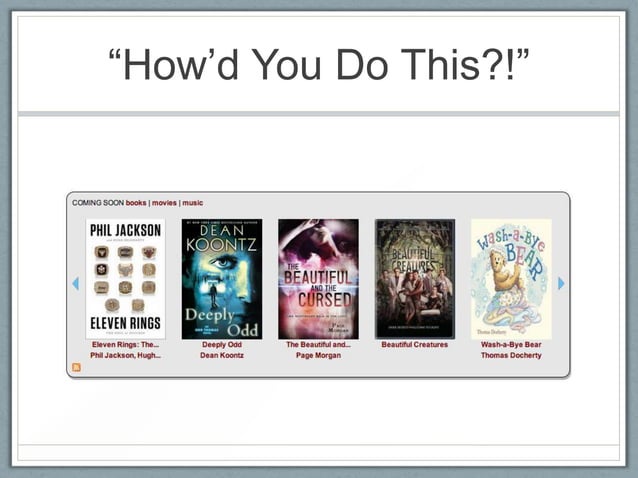 Drupal con portland library bof | PPT