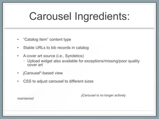 Drupal con portland library bof | PPT