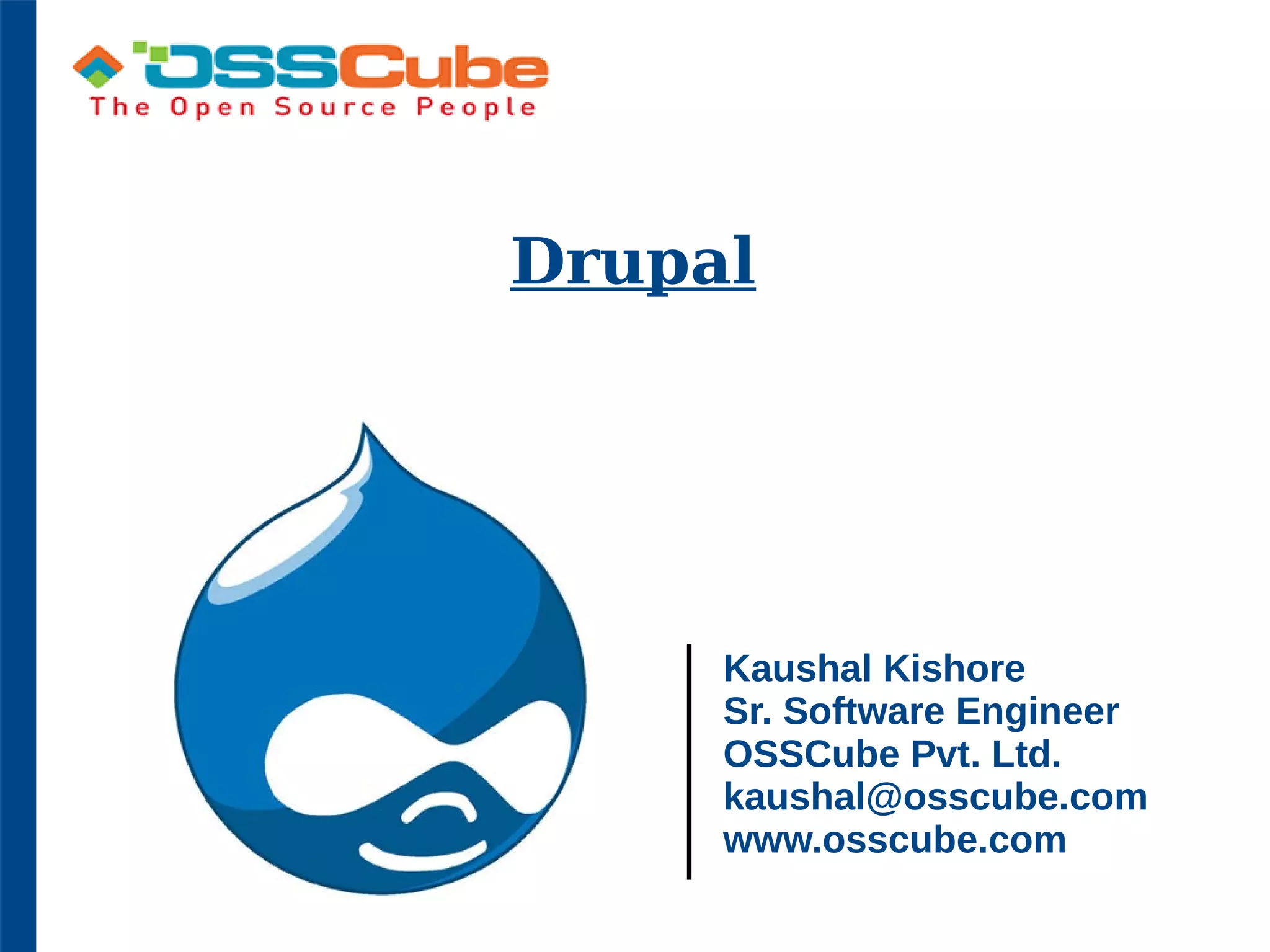 Drupal Content Management System Ppt