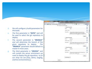 Drupal Continuous Integration with Jenkins - Deploy | PPTX