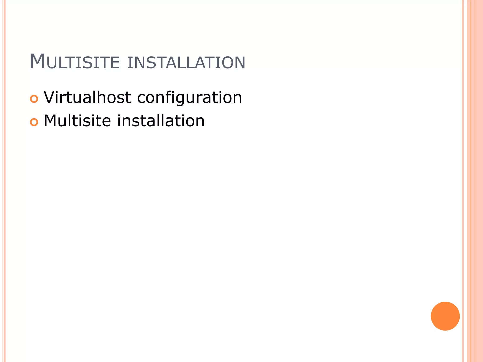 Drupal development environment | PPTX