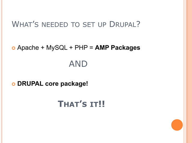 Drupal development environment | PPT