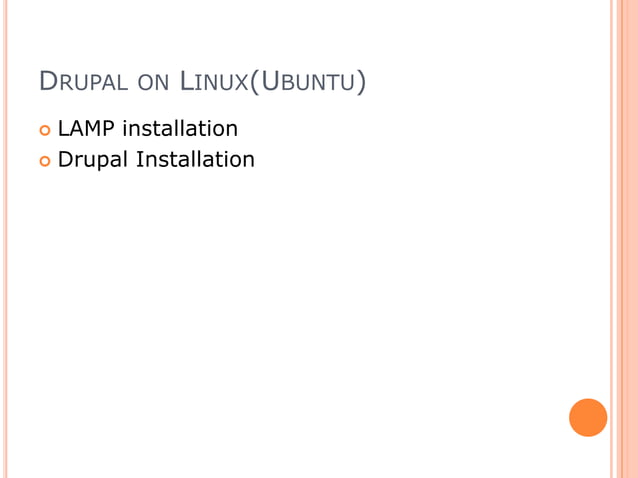 Drupal development environment | PPT