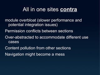 Drupal distributed architectures | PPT