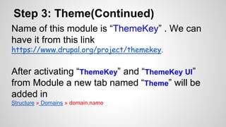 Drupal domain access documentation | PPT