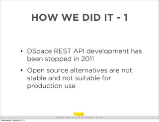 Integrating DSpace with Drupal: The CCAFS story | PPT
