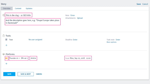 Integrating an editorial calendar with Drupal / Thunder | PDF
