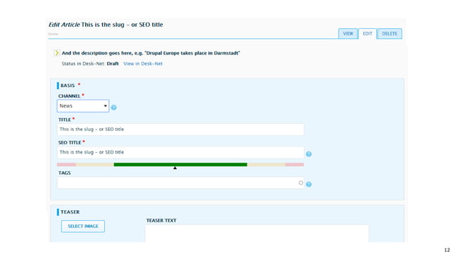 Integrating an editorial calendar with Drupal / Thunder | PDF