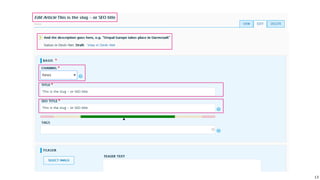 Integrating an editorial calendar with Drupal / Thunder | PDF
