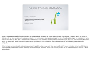 Drupal for Mobile | PPT