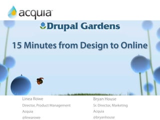 Drupal Gardens Overview | KEY