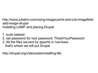 Drupal image gallery_workshop | PPT
