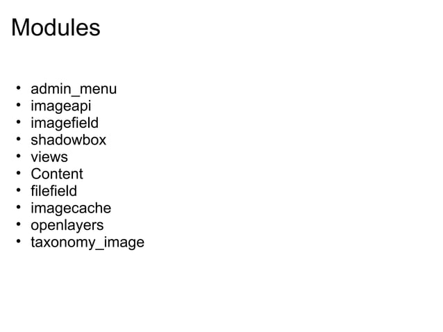 Drupal image gallery_workshop | PPT
