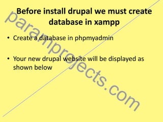 Introduction to Drupal CMS | PPT
