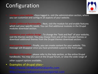 Drupal Installation & Configuration | PPT