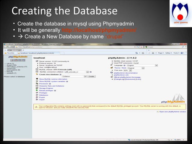 Drupal Installation & Configuration | PPT