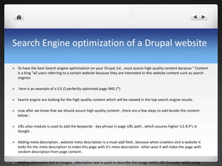 Drupal content manahment system - manual | PPT