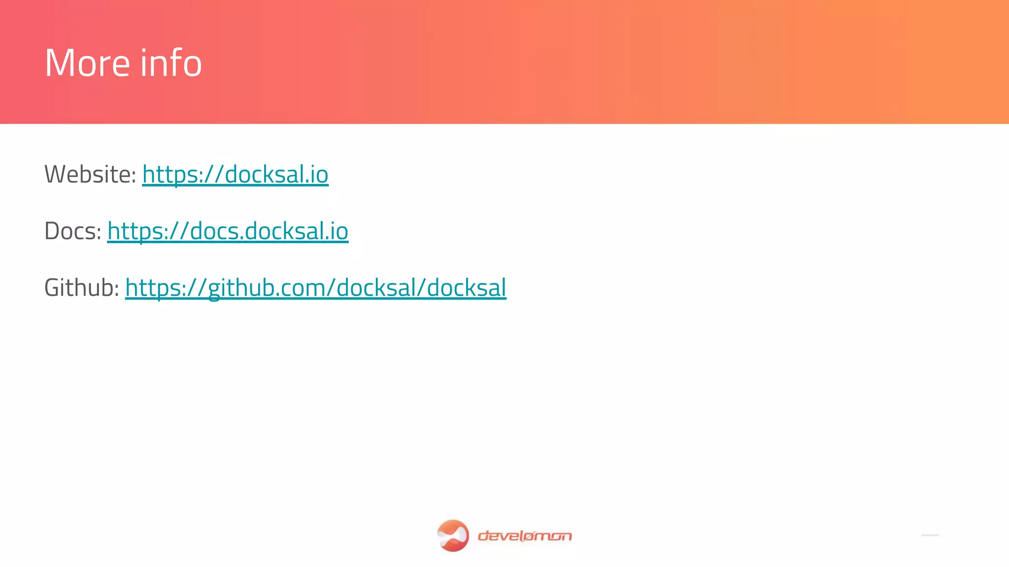 Managing development environments with Docksal | PPT
