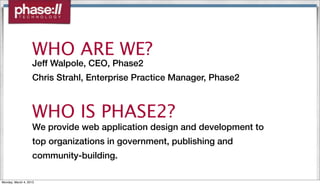 Enterprise Drupal Migrations: Lessons From Large-Scale Migrations | PPT