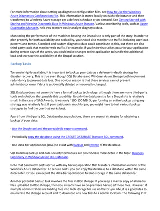 Drupal on windows azure | PDF