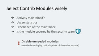 Drupal security best practices | PPT