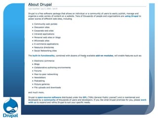 Introduction to Drupal | PPT