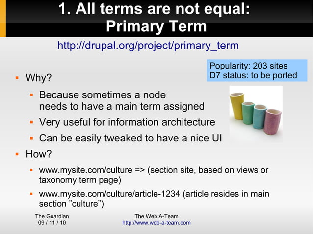 Drupal taxonomy | PPT