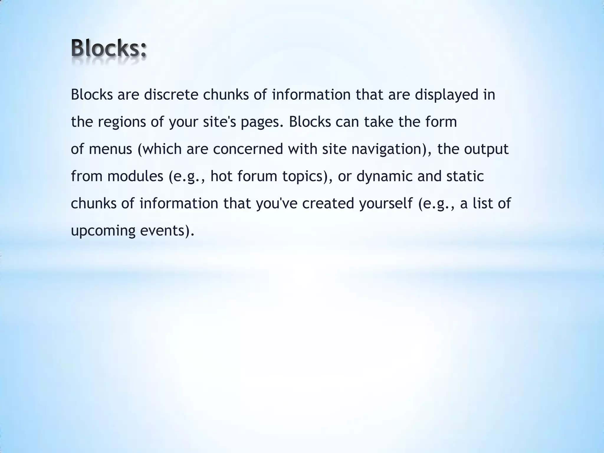 Drupal terminology | PPTX