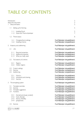 Drupal theming training | PDF