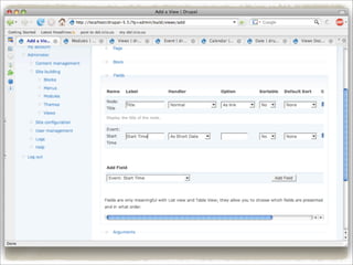 Drupal Views Event Presentation | PPT