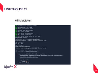 Performance Monitoring with Google Lighthouse | PPT