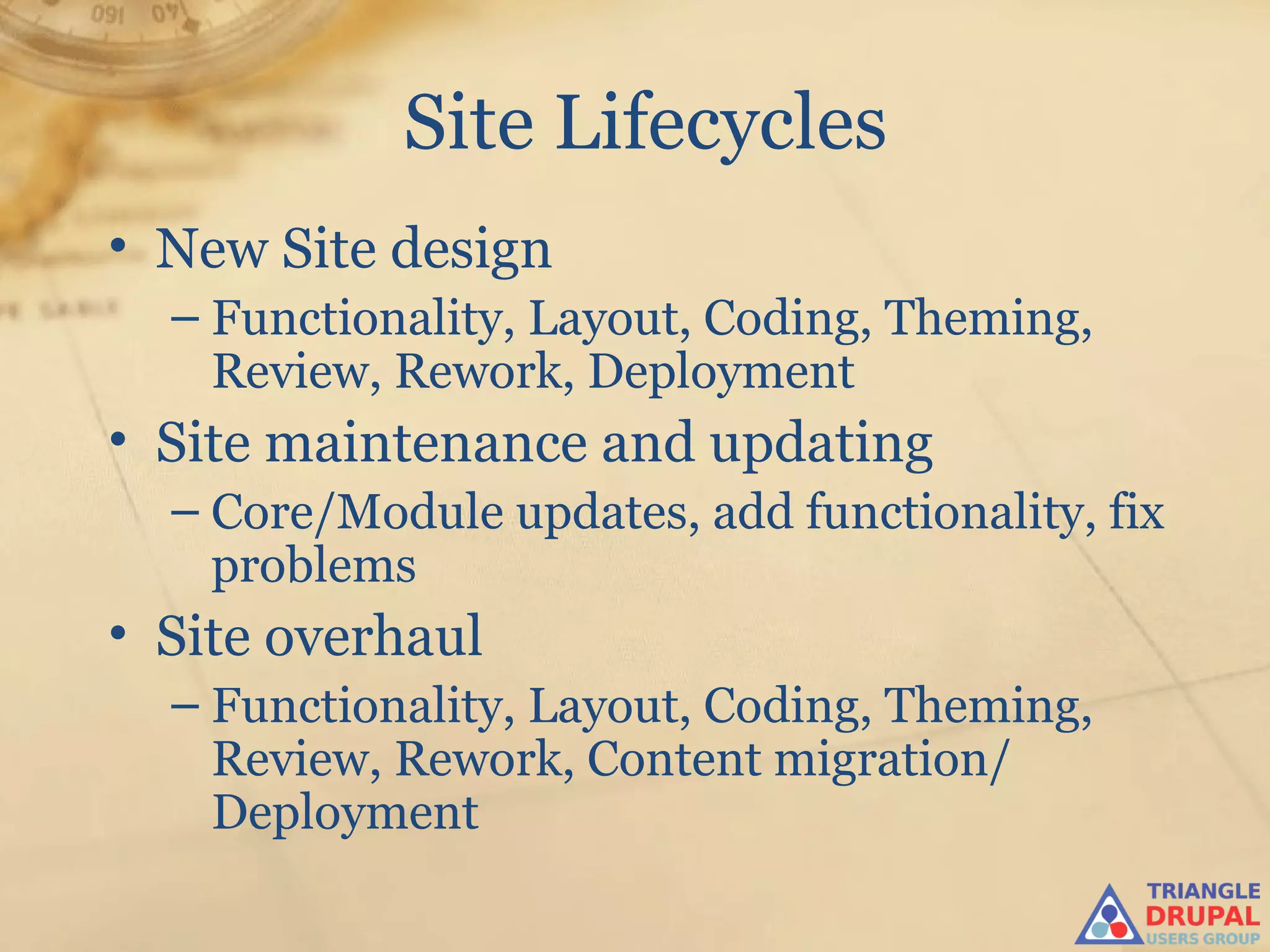 Drupal Workflow Concepts Ppt