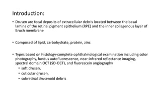 Drusen characterization | PPTX