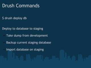 Drush Productivity FTW - DUG @ Krimson | PPT