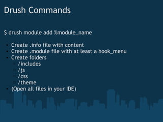Drush Productivity FTW - DUG @ Krimson | PPT