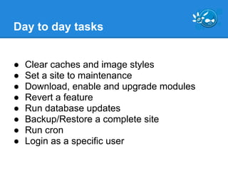 Drush workshop | PPT
