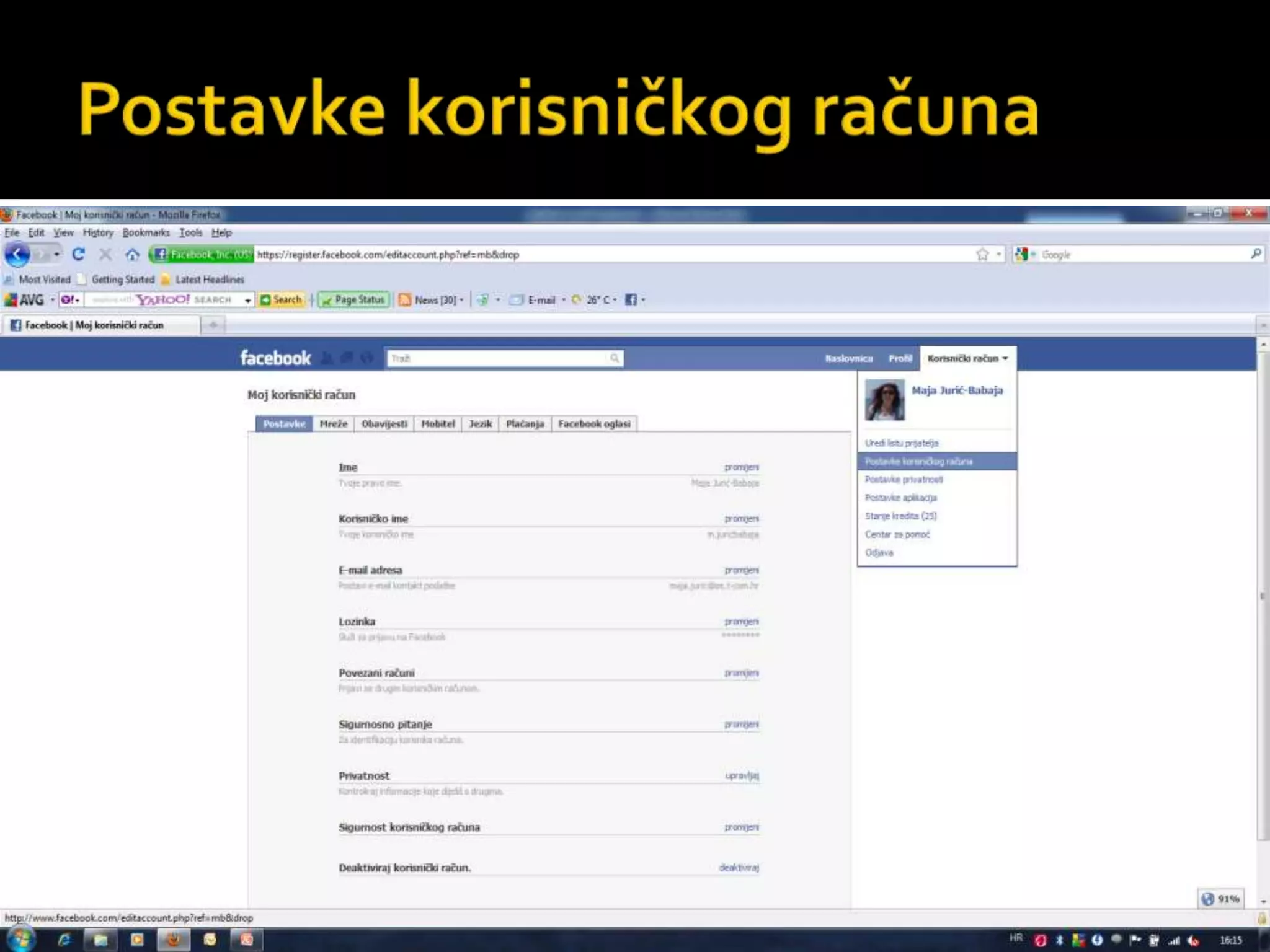 Drustvene mreze i sigurnost | PPSX
