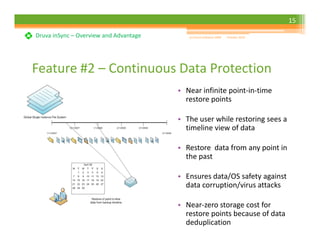 Druva In Sync Product Overview | PDF | Computer Networking | Computing