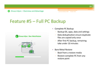 Druva In Sync Product Overview | PDF | Computer Networking | Computing