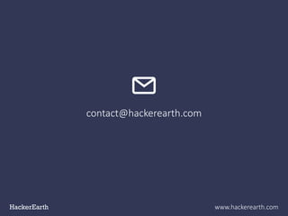 Druva Casestudy - HackerEarth | PPT