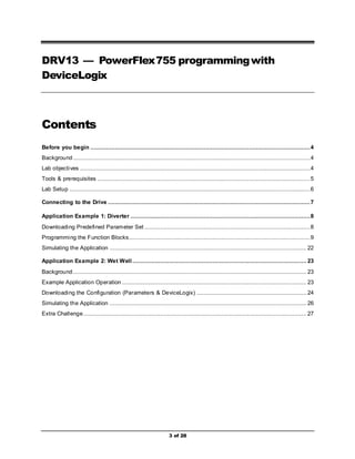 Drv13 power flex 755 programming with devicelogix | DOCX