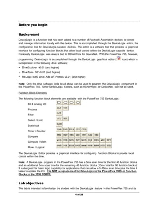 Drv13 power flex 755 programming with devicelogix | DOCX