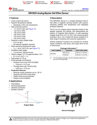 drv5053 sensor hall effect for ev .pdf