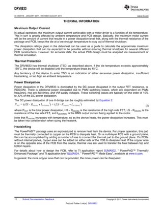 Drv8833 motor driver datasheet | PDF