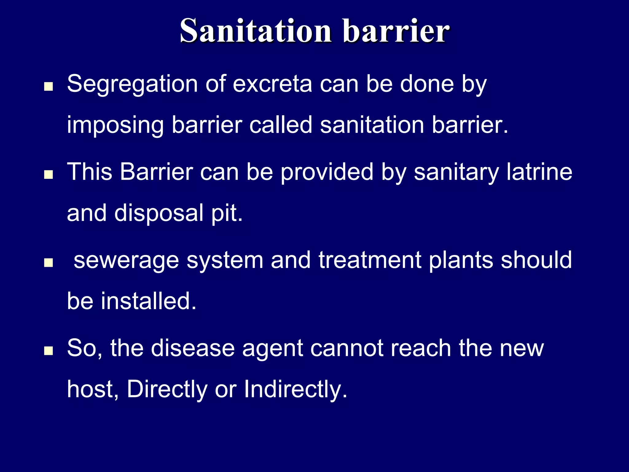 PPT for Excreta disposal.ppt | Digestive Disorders | Diseases and ...