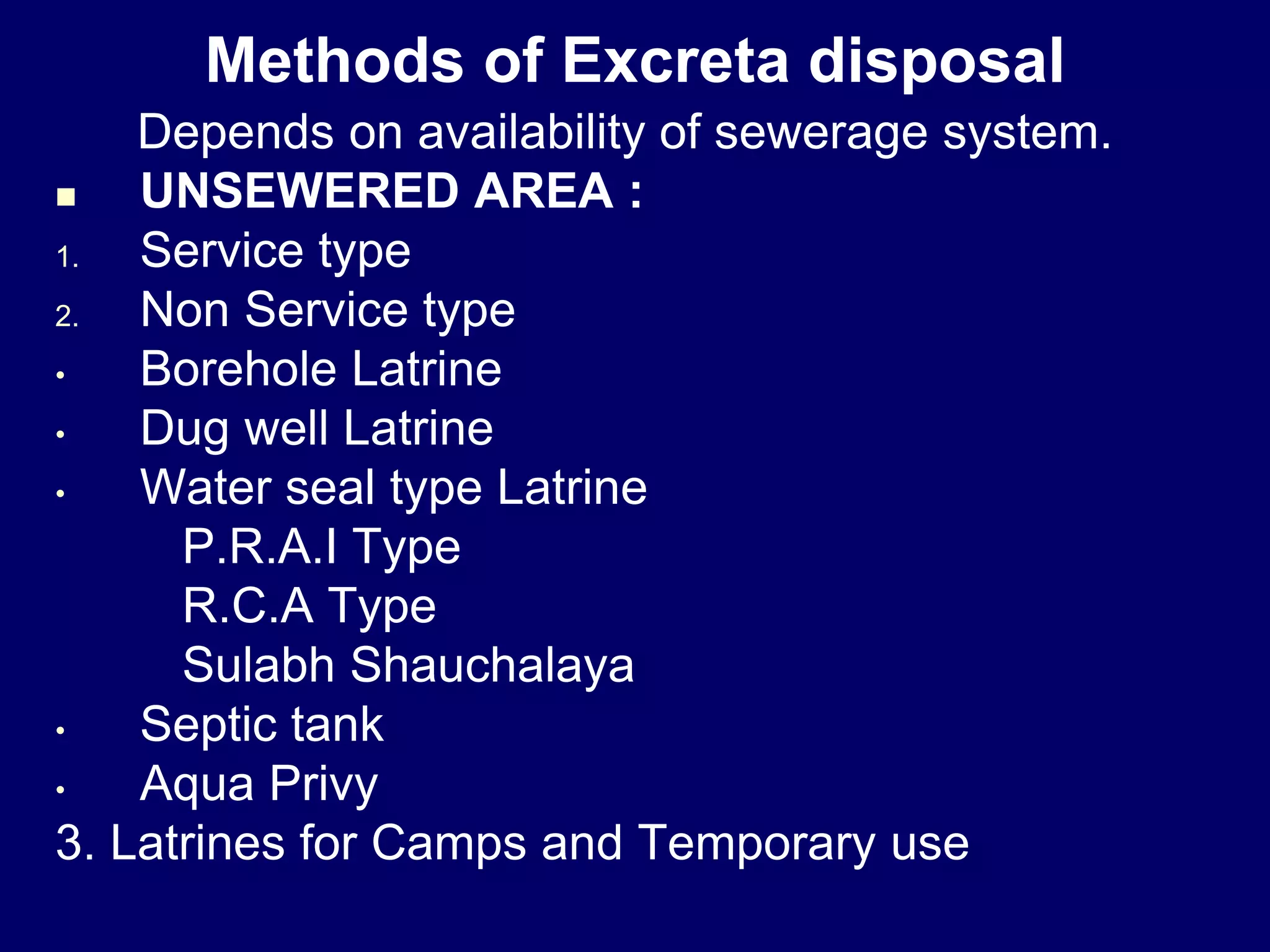 PPT for Excreta disposal.ppt